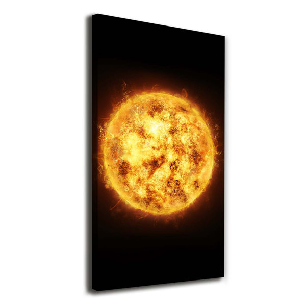 Brayden Studio Sonne - Kunstdrucke auf Leinwand - Wrapped Canvas | Wayfair.de